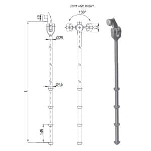 Lashing Bar Supplier | Lashing Turnbuckle in Dubai, UAE